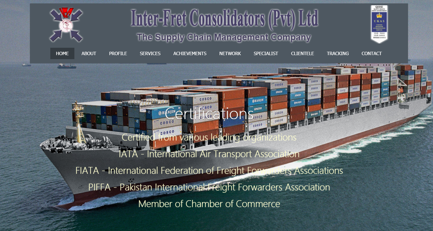 Inter-Fret Consolidators (Pvt) Ltd - Freight Forwarding Company Profile ...
