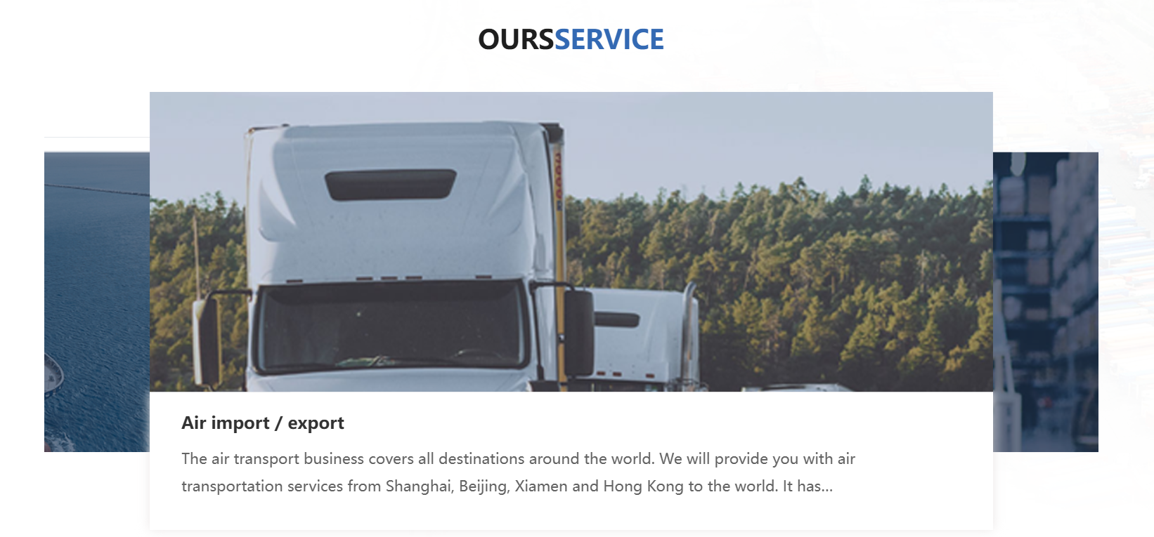 SHANGHAI HUAMIN JIAYUN INTERNATIONAL LOGISTICS CO.,LTD-JCtrans Network