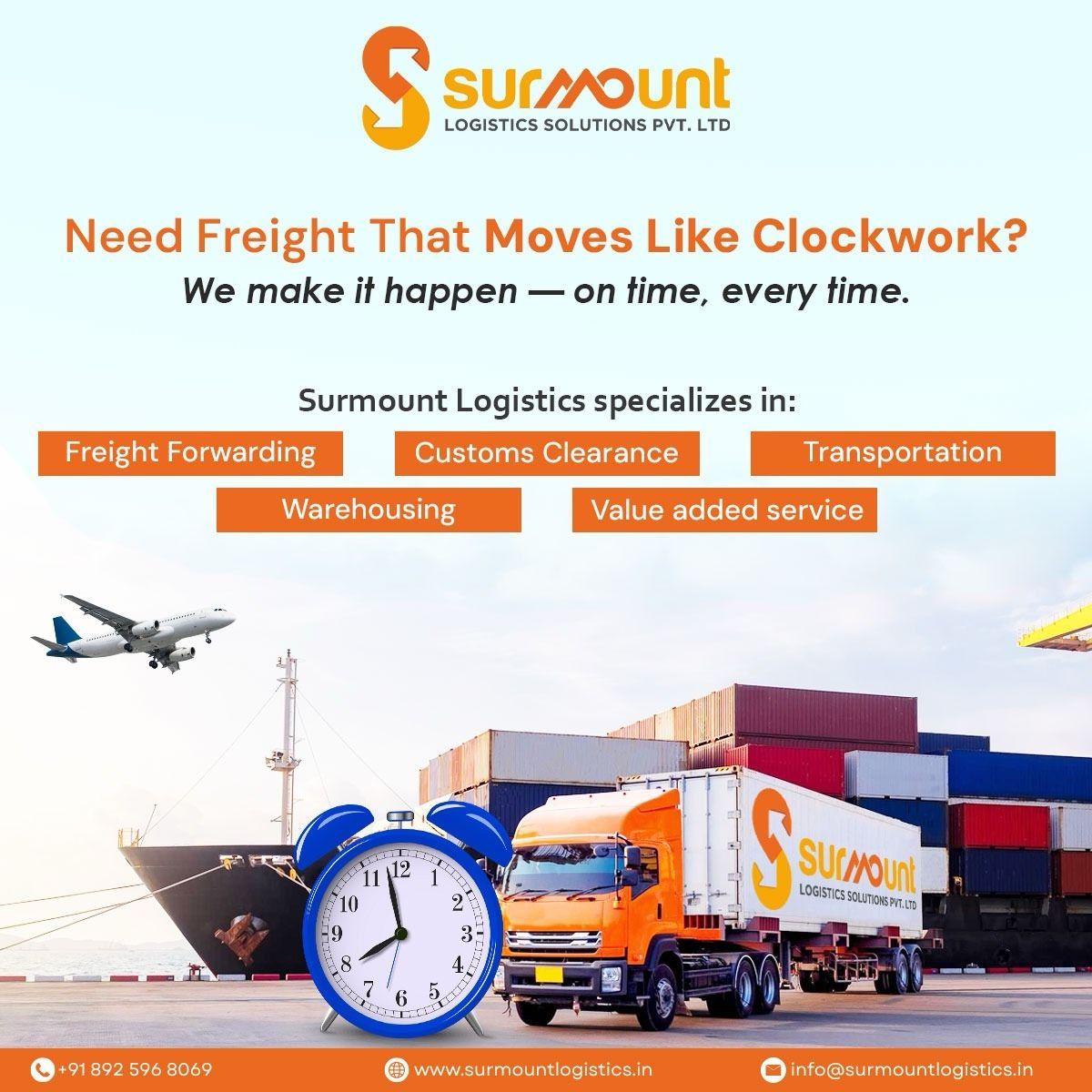 SURMOUNT LOGISTICS CO.,LTD-国际货代公司平台-JCtrans杰西圈