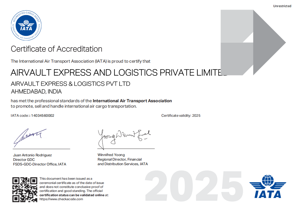 AIRVAULT EXPRESS AND LOGISTICS PRIVATE LIMITED_货运代理公司简介,联系方式,地址-JCtrans杰西圈