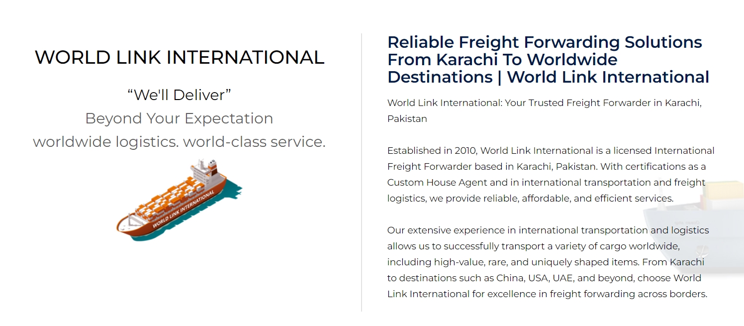 WORLD LINK INTERNATIONAL - Freight Forwarding Company Profile, Contact ...