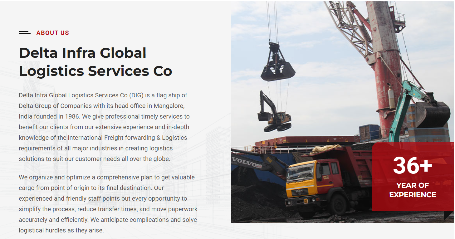Delta Infra Global Logistics Services Co. - Freight Forwarding Company ...