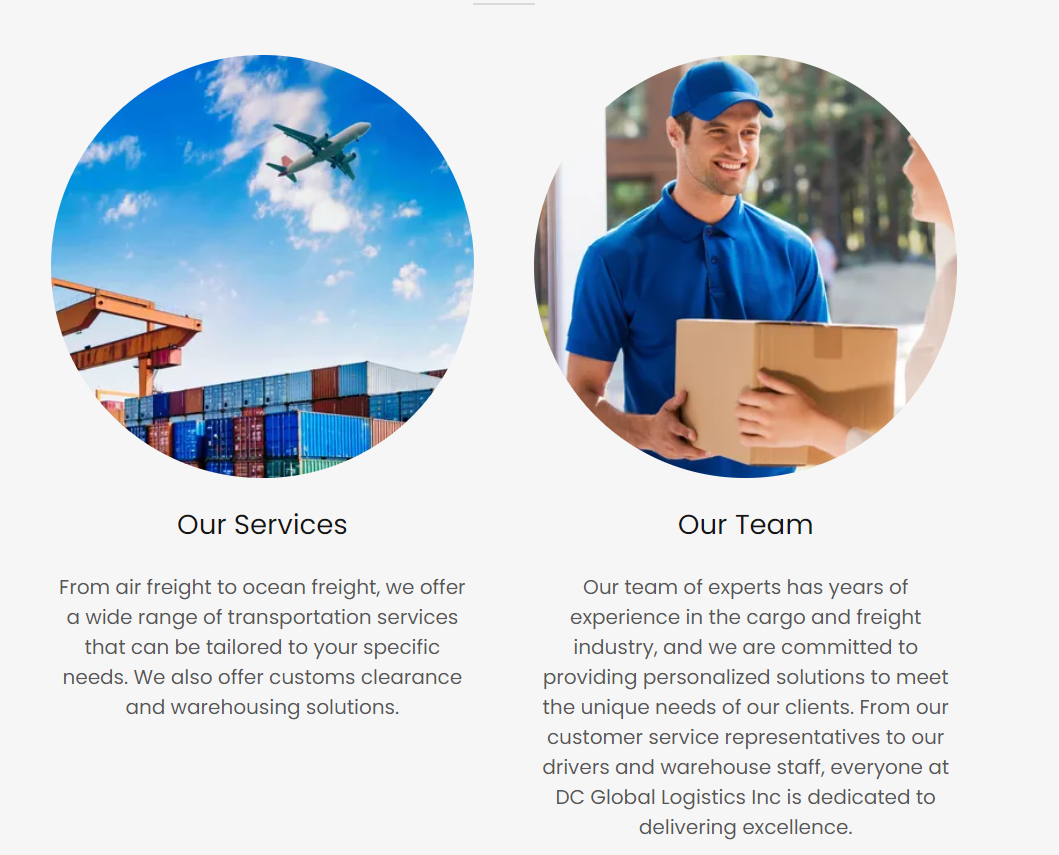 DC GLOBAL LOGISTICS INC. - Freight Forwarding Company Profile, Contact ...